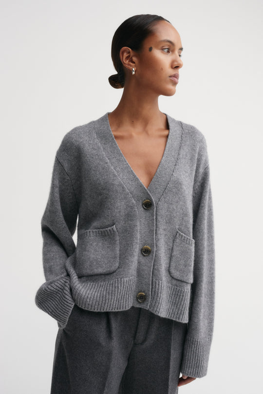 Beja Cardigan, grey – ALMADA LABEL