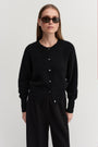 Coco Cardigan, black – ALMADA LABEL