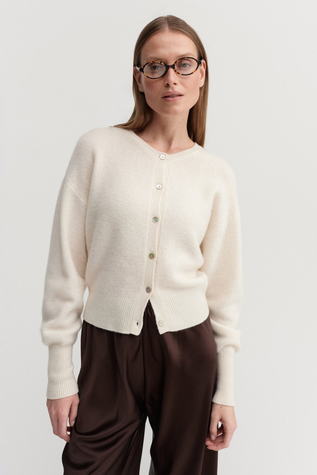 Coco Cardigan, cream – ALMADA LABEL