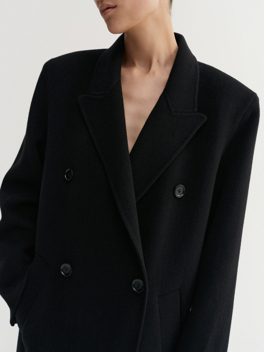 Deja Doublé Coat, black – ALMADA LABEL