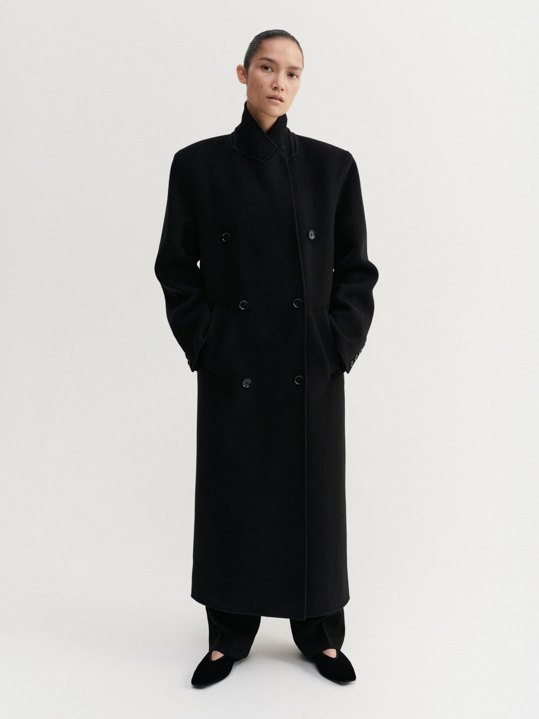 Deja Doublé Coat, black – ALMADA LABEL
