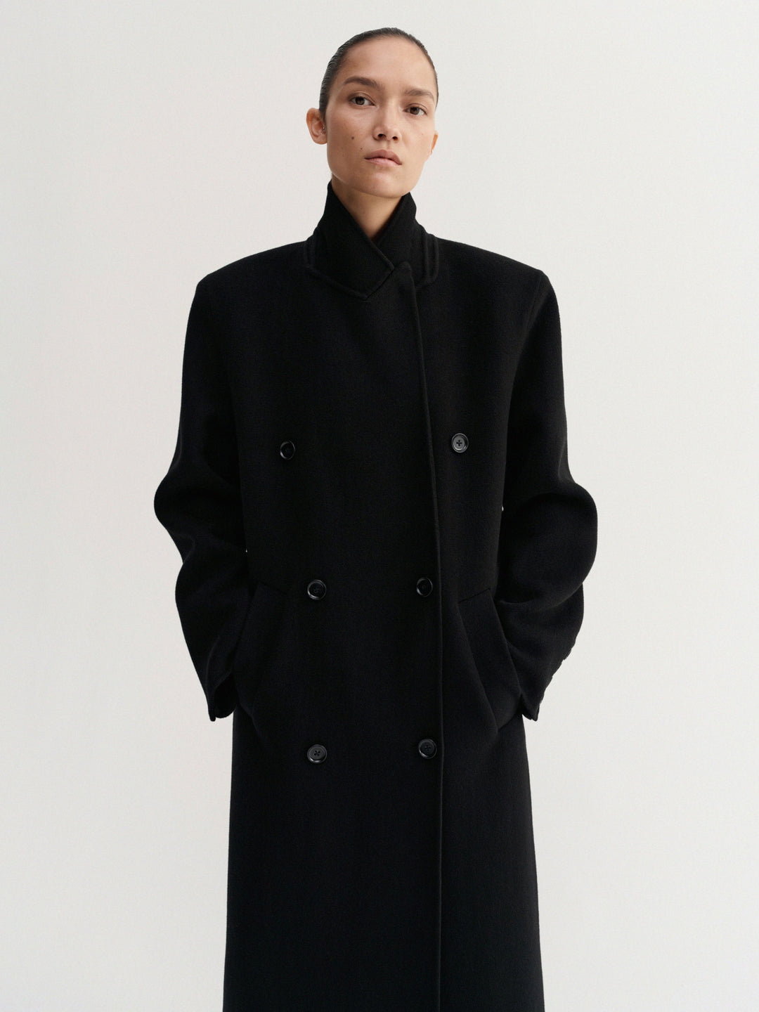 Deja Doublé Coat, black – ALMADA LABEL