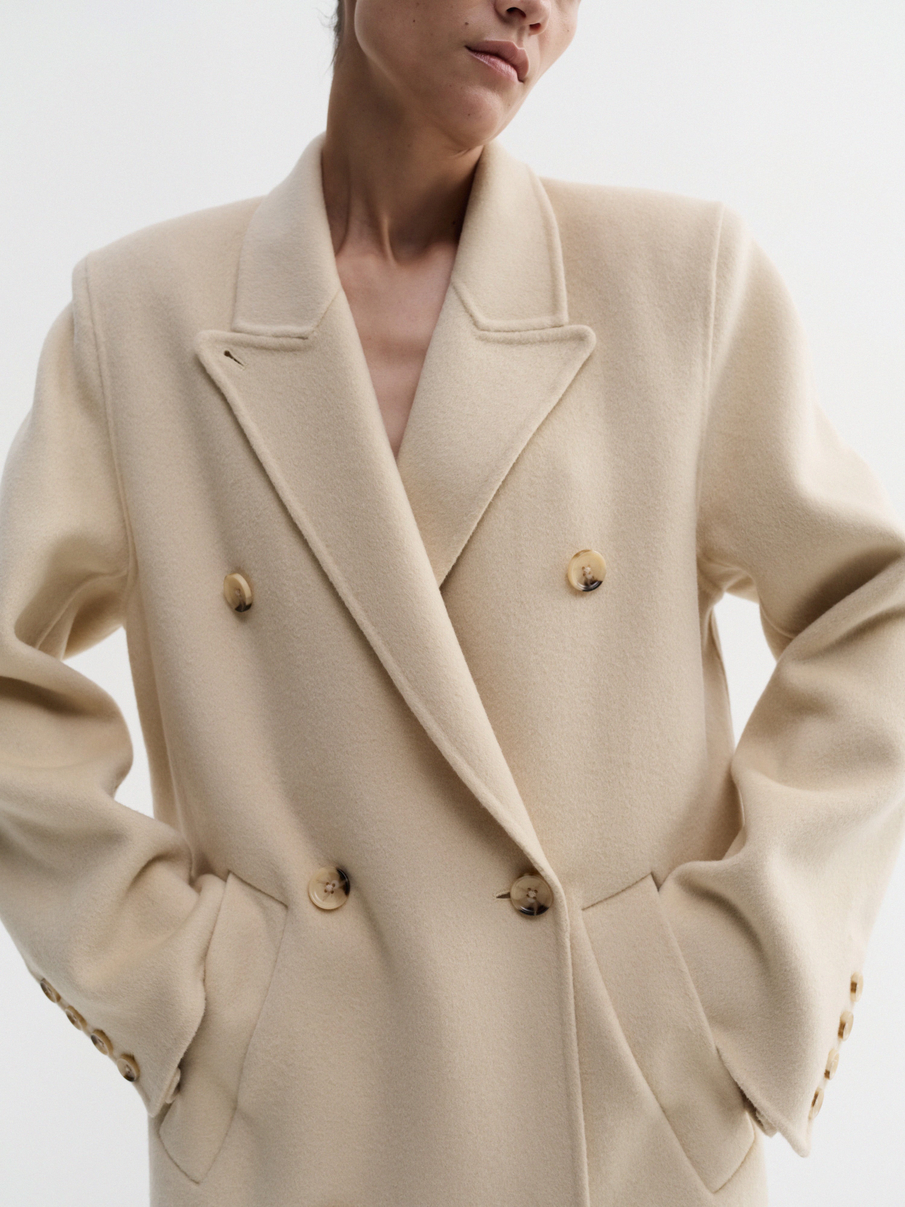 Deja Doublé Coat, vanilla – ALMADA LABEL