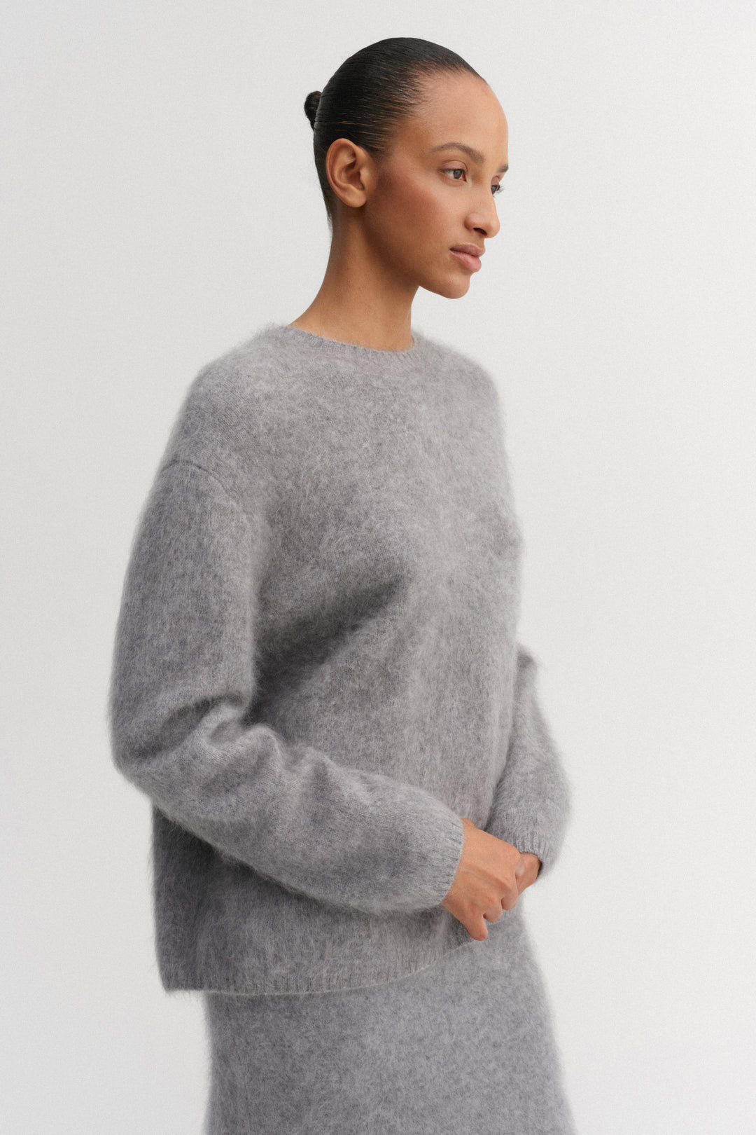 Floy Cashmere Sweater, grey – ALMADA LABEL