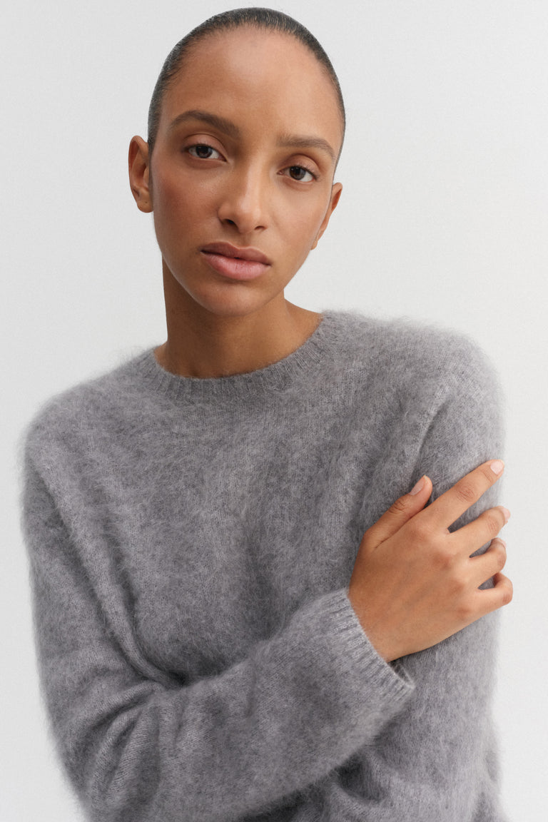 Floy Cashmere Sweater, grey – ALMADA LABEL