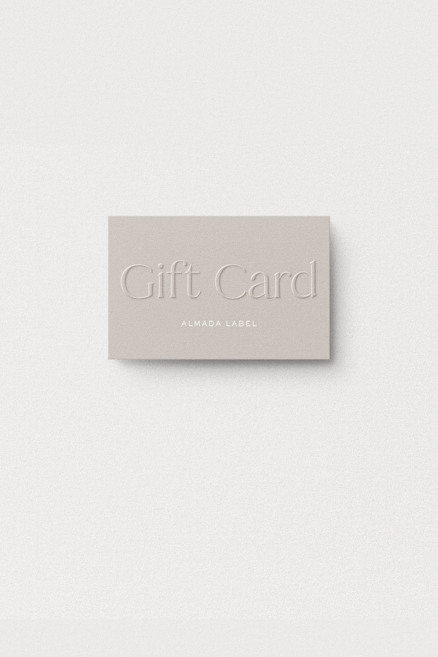 Almada Label Gift Card – ALMADA LABEL