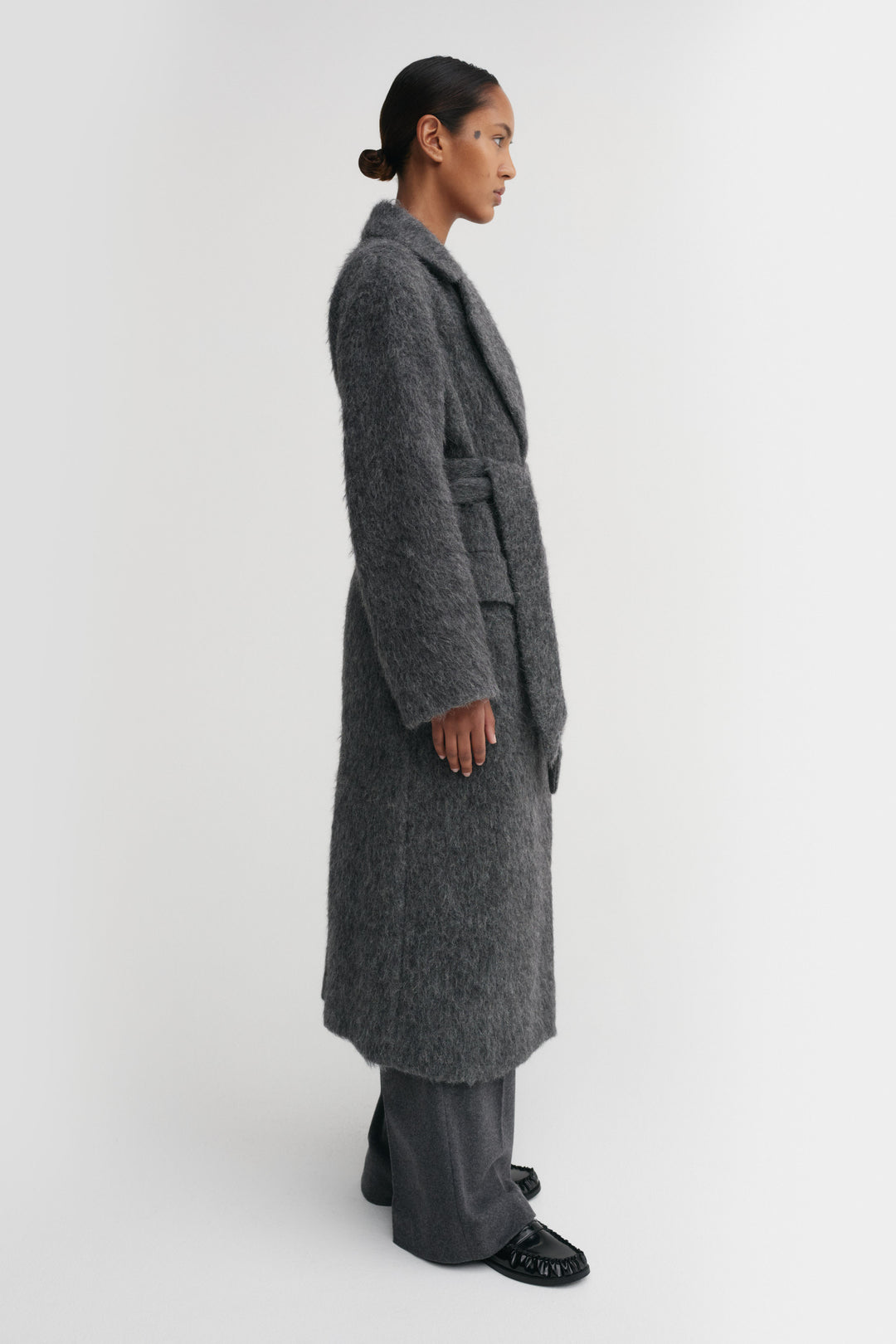 Ivy Coat, dark grey – ALMADA LABEL