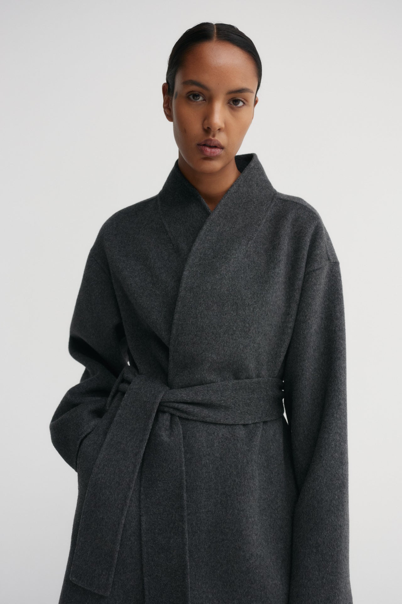 Mara Doublé Coat, dark grey – ALMADA LABEL