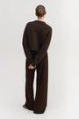Zozo Cardigan, chocolate – ALMADA LABEL
