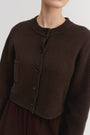 Zozo Cardigan, chocolate – ALMADA LABEL