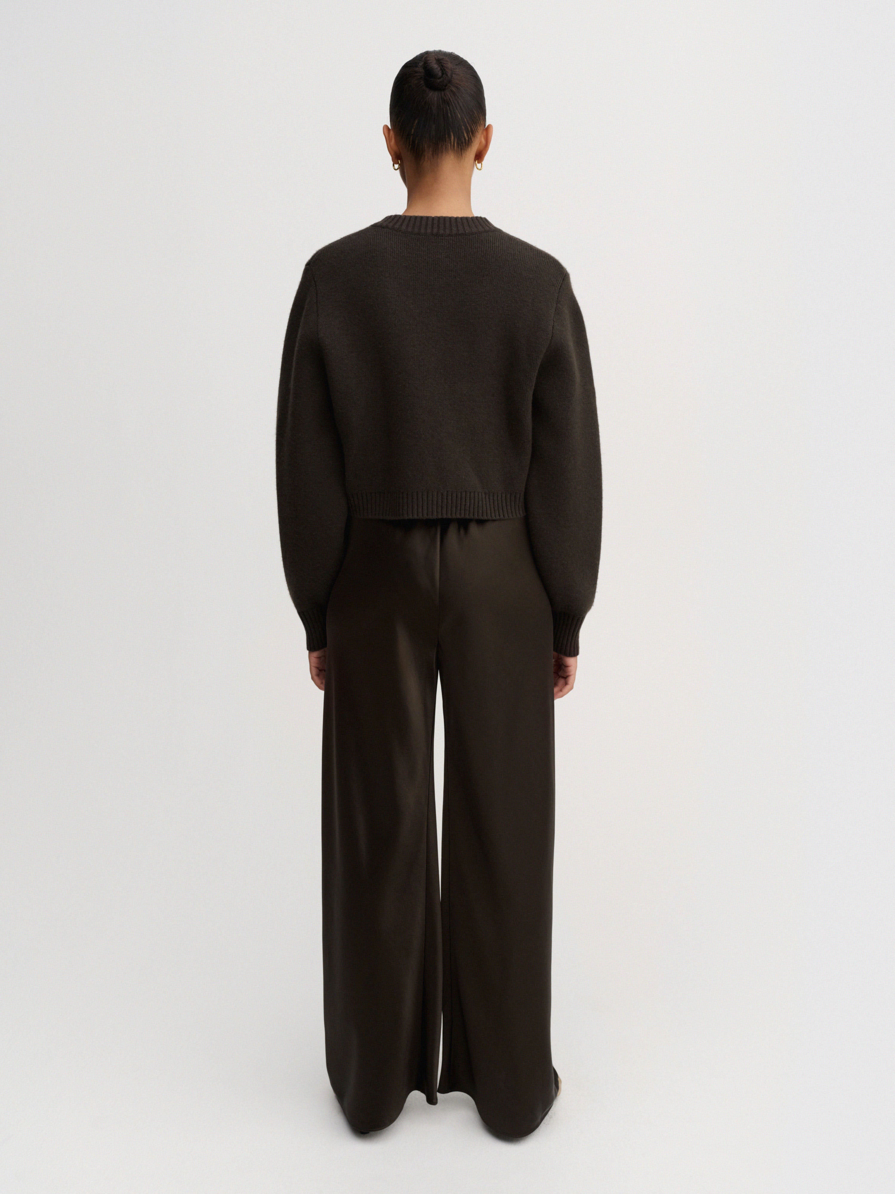 Zozo Cardigan, chocolate – ALMADA LABEL