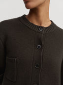 Zozo Cardigan, chocolate – ALMADA LABEL