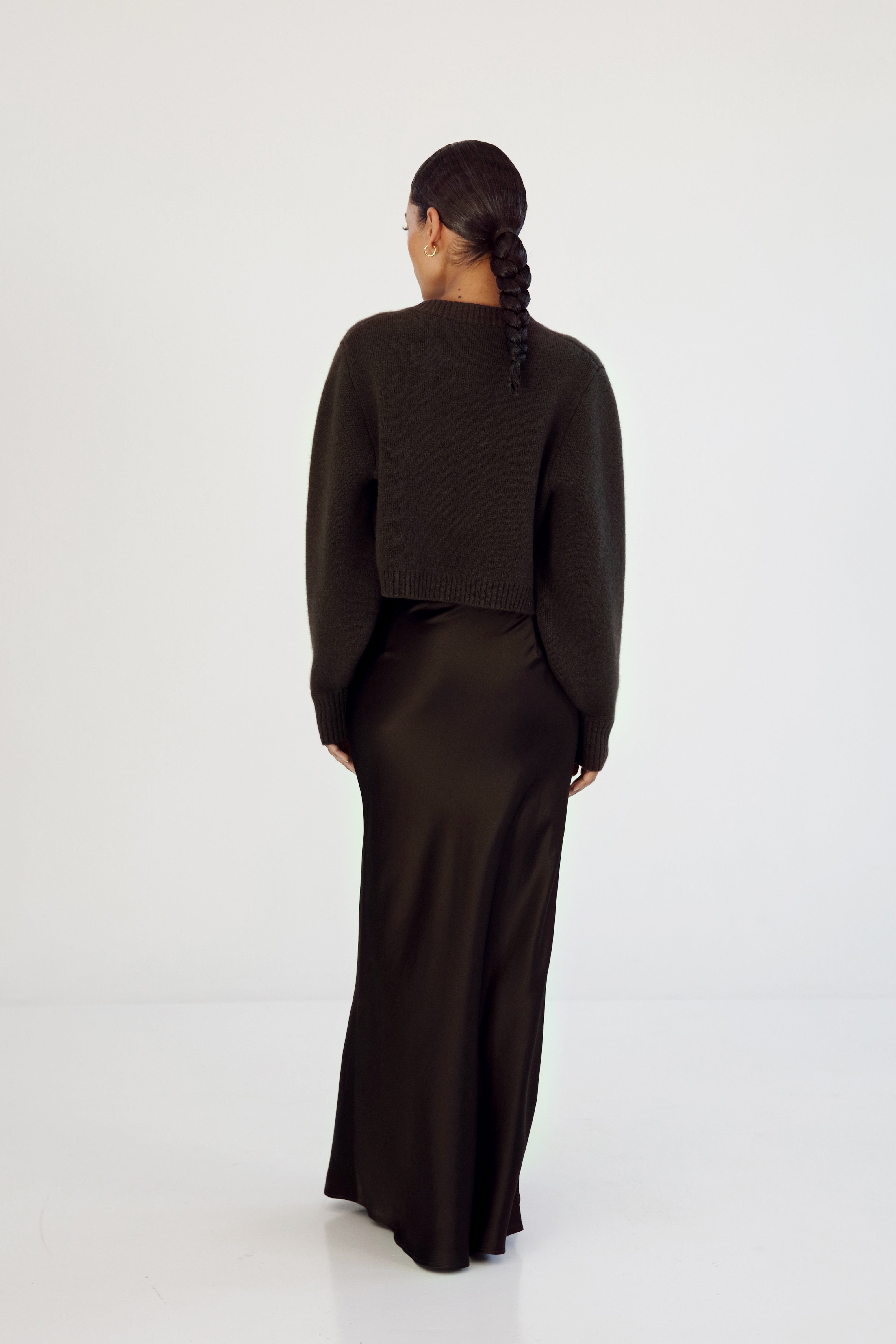 Zozo Cardigan, chocolate – ALMADA LABEL